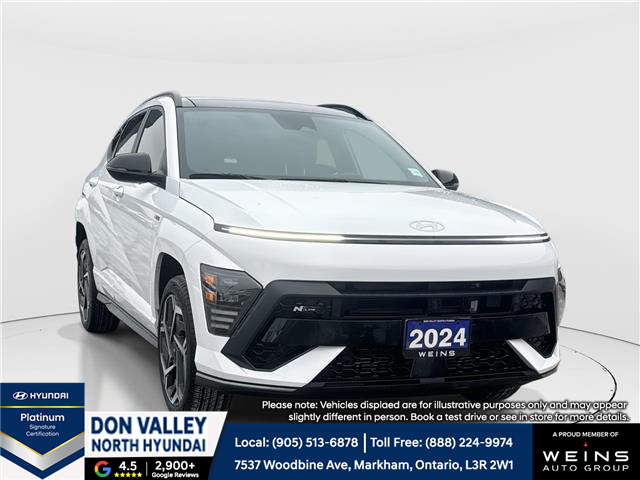 2024 Hyundai Kona 1.6T N Line ONE OWNER | POWER MOONROOF | 19'' ALLOY ...